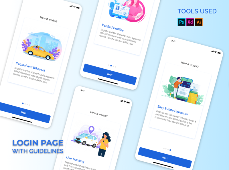 Mobile Login Page Design by Dheeraj Kumar on Dribbble