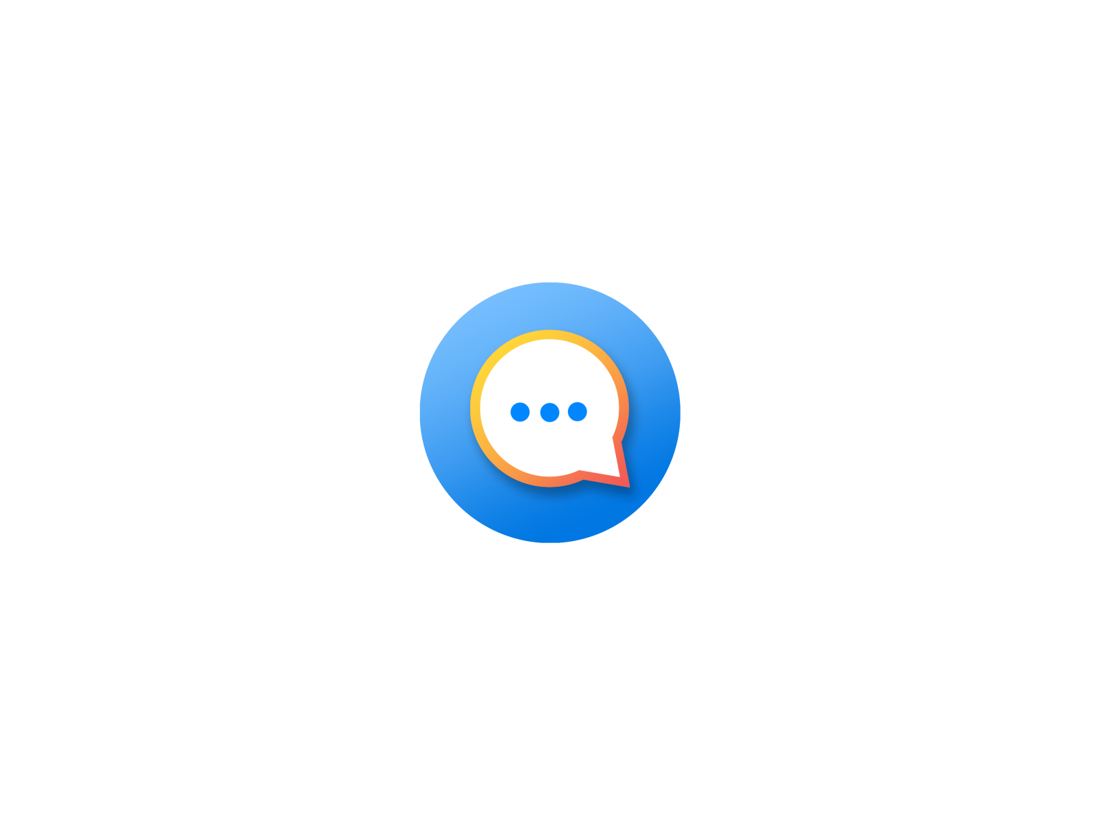 Just a Chat Icon by Suhas Salian on Dribbble