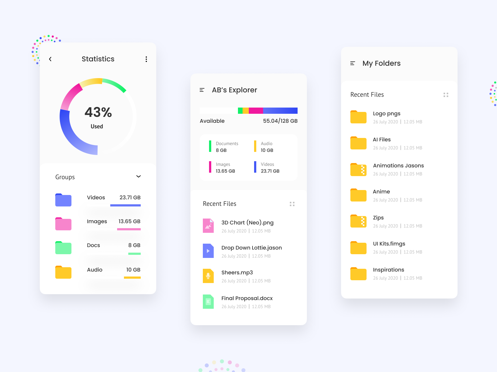 AB's File Explorer by Varun on Dribbble