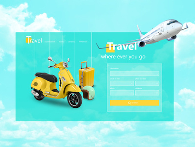 travel mockup by parastoo on Dribbble