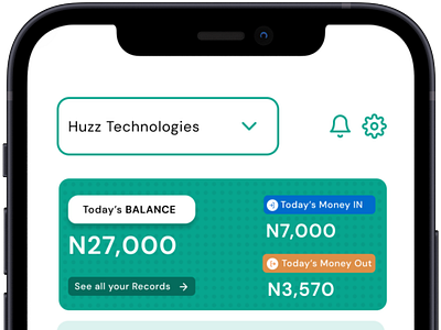 Huzz Business App by Adeyeye Adedamola on Dribbble