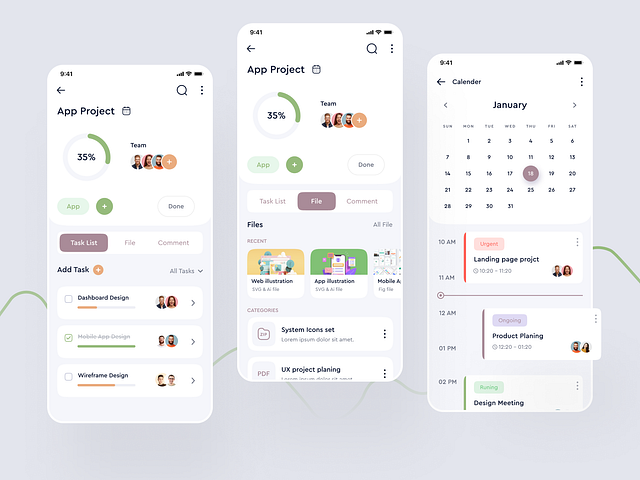 Project Management App by Nasir Nurency on Dribbble