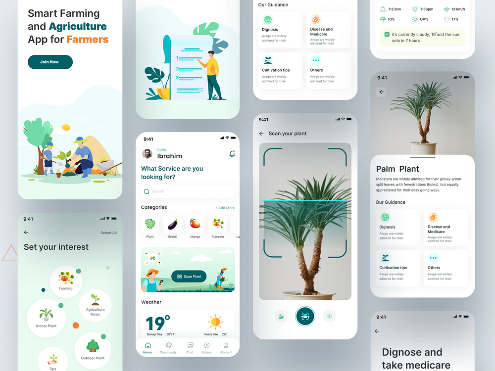 Smart Farming App UX/UI by Nasir Nurency for Nurency Digital on Dribbble