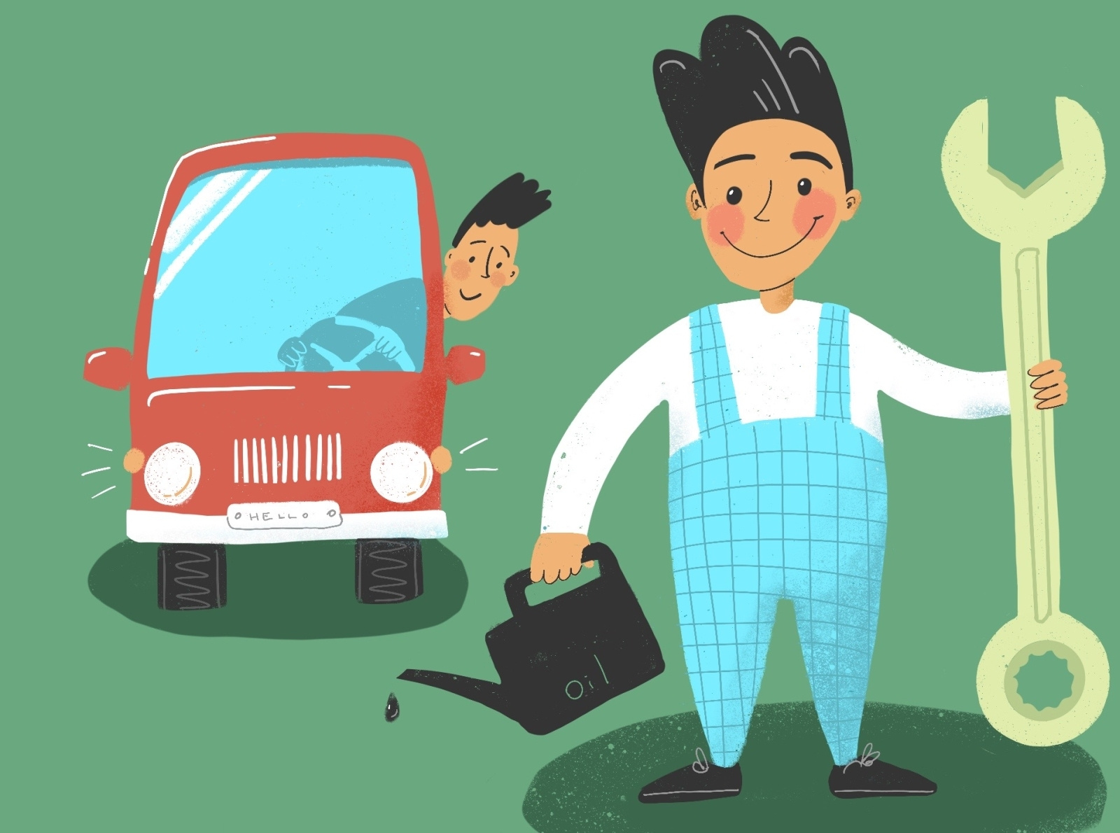 Maintenance by Yulia Chupurino on Dribbble