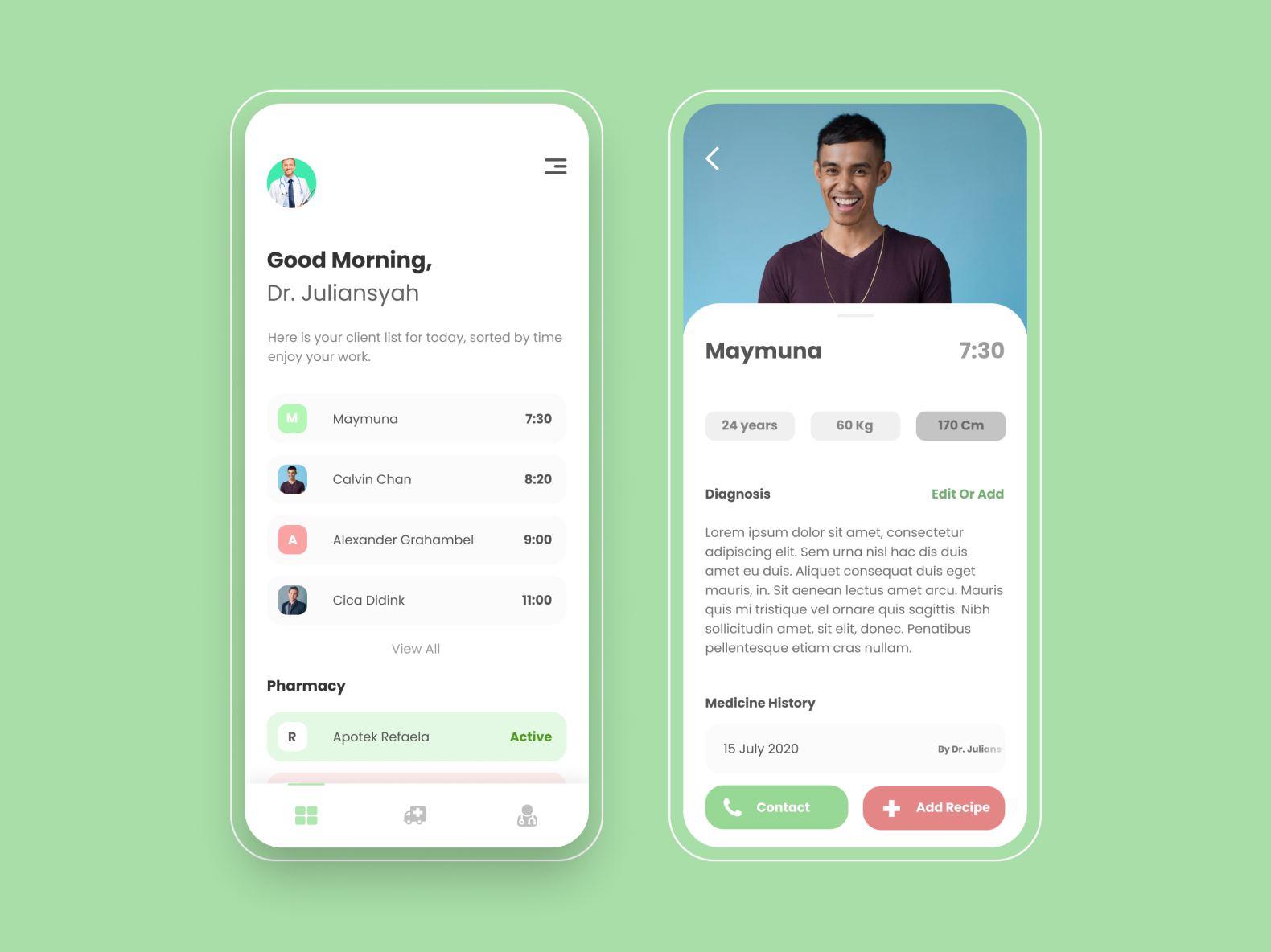 Doctor Online Consultation by Juliansyah on Dribbble