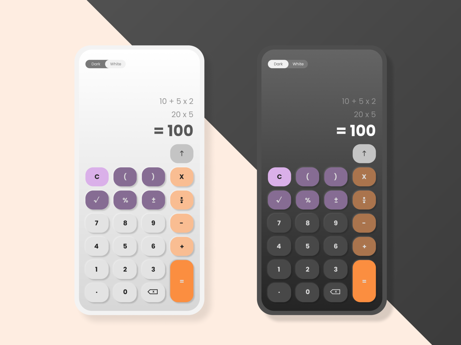 Calculator UI Design by Juliansyah on Dribbble