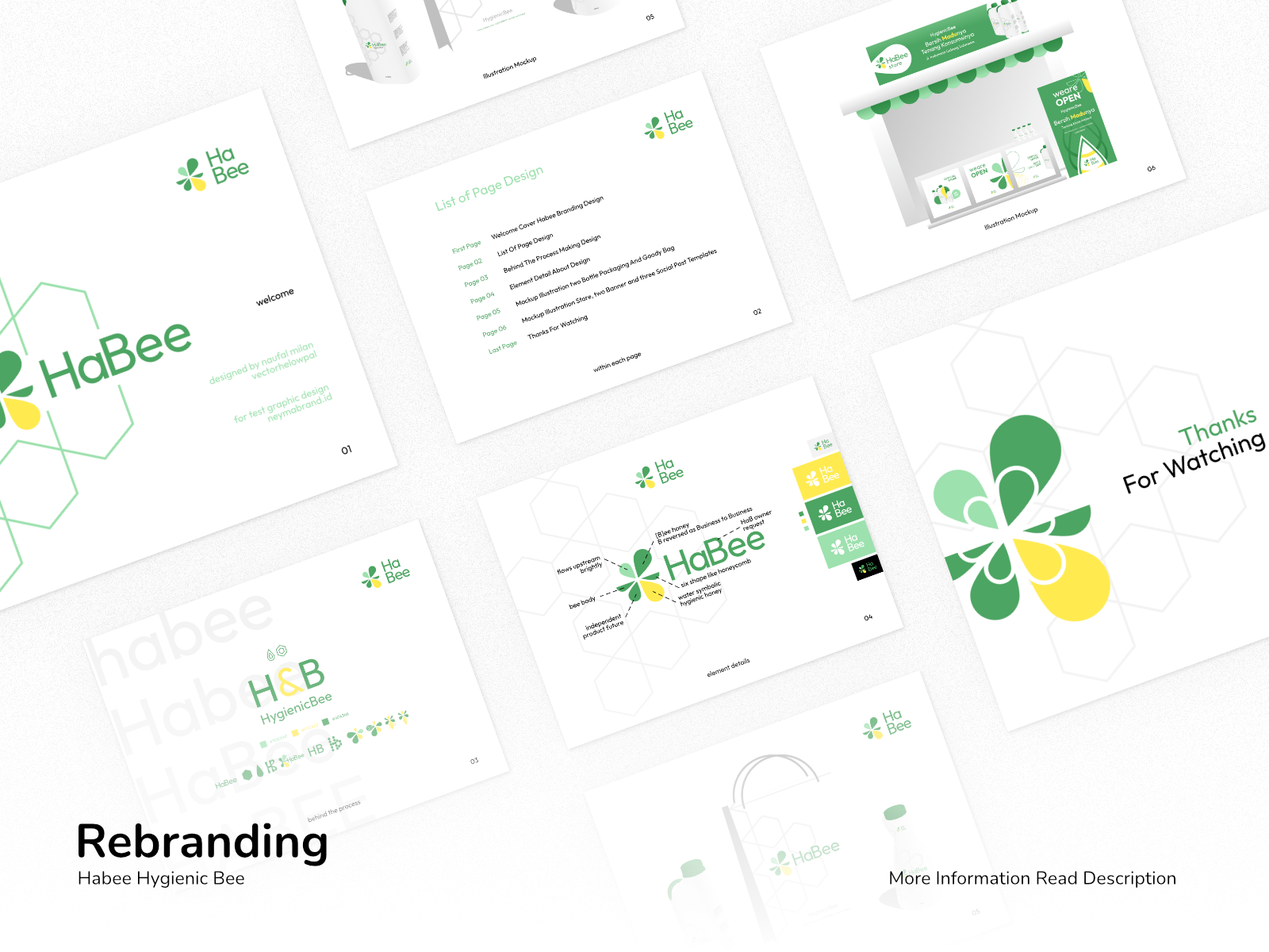 Rebranding Brand Identity by Naufal Milan on Dribbble