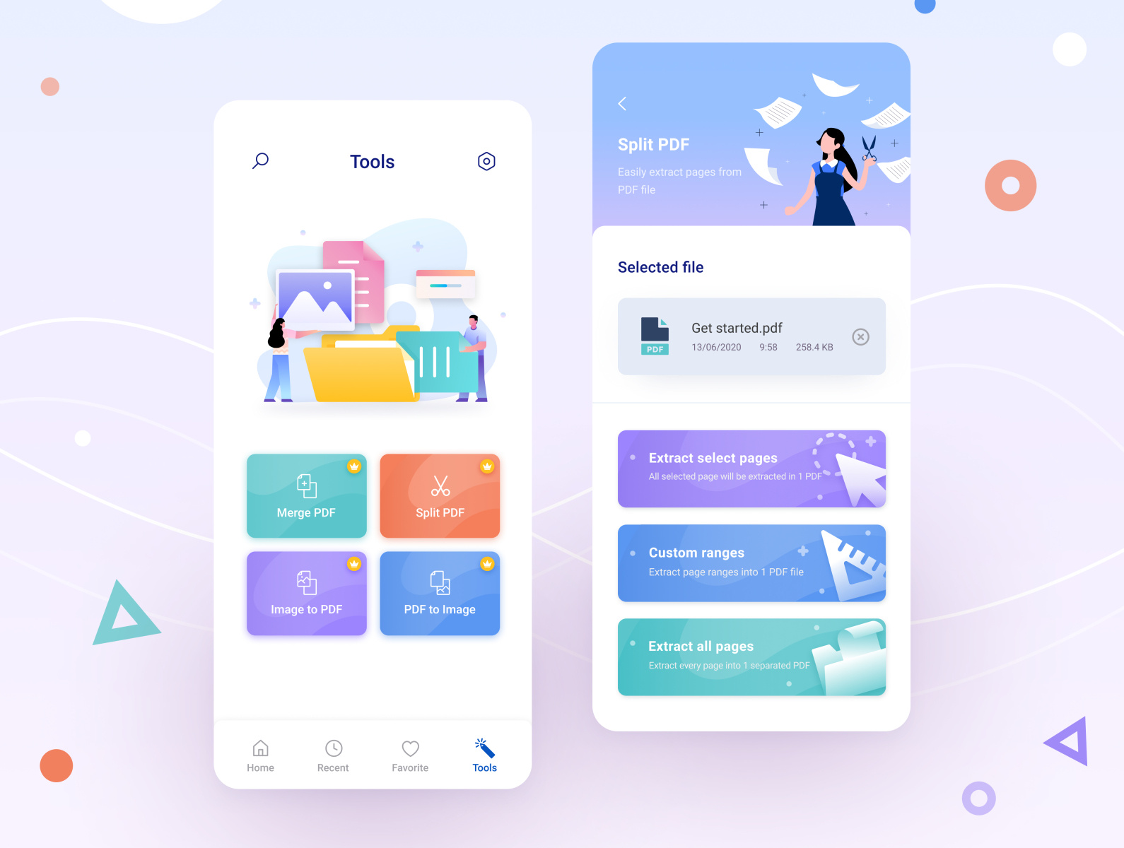 PDF Reader App by Hoani Tran on Dribbble