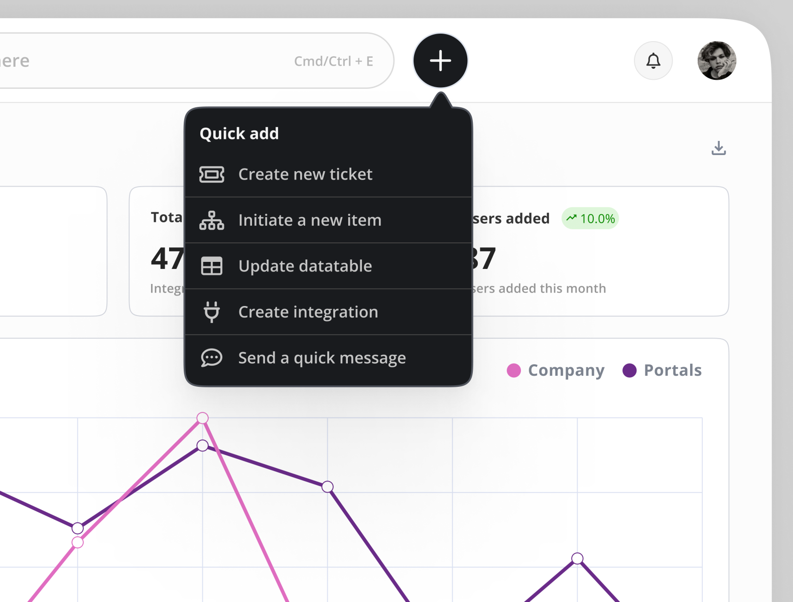 Quick add by Prashanth Pinha on Dribbble