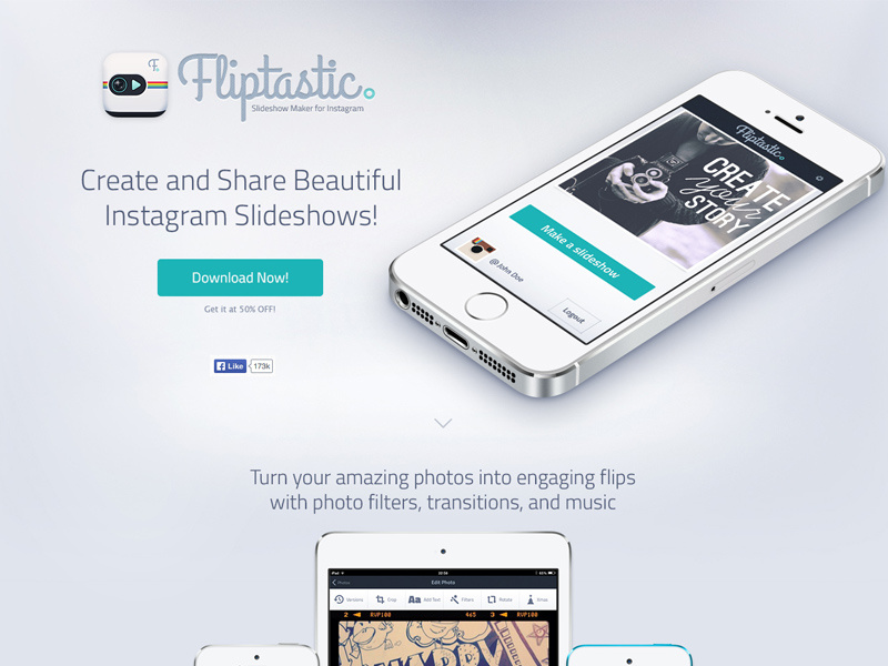 Fliptastic Website by Jayhan on Dribbble