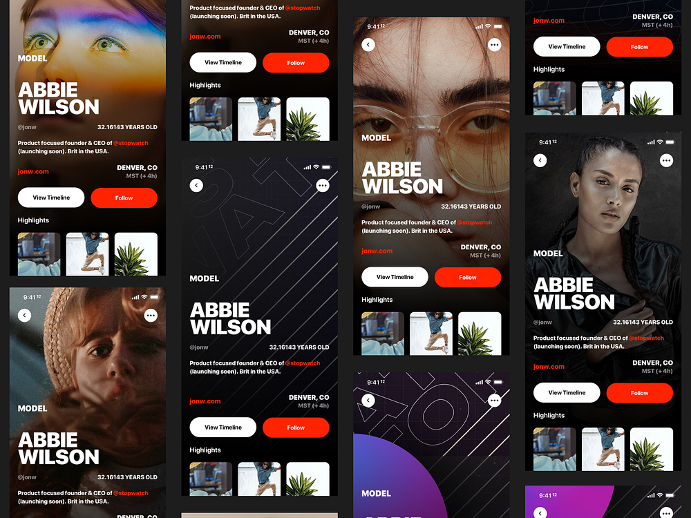 User Profile designs, themes, templates and downloadable graphic ...