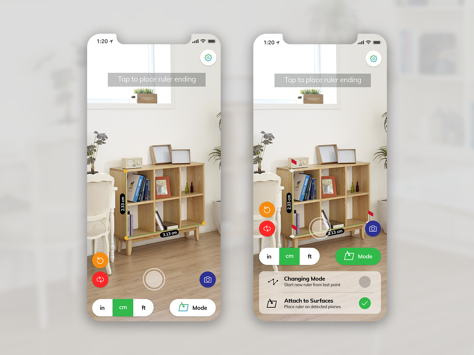AR Measurement UI by Hey Gurmeet! on Dribbble