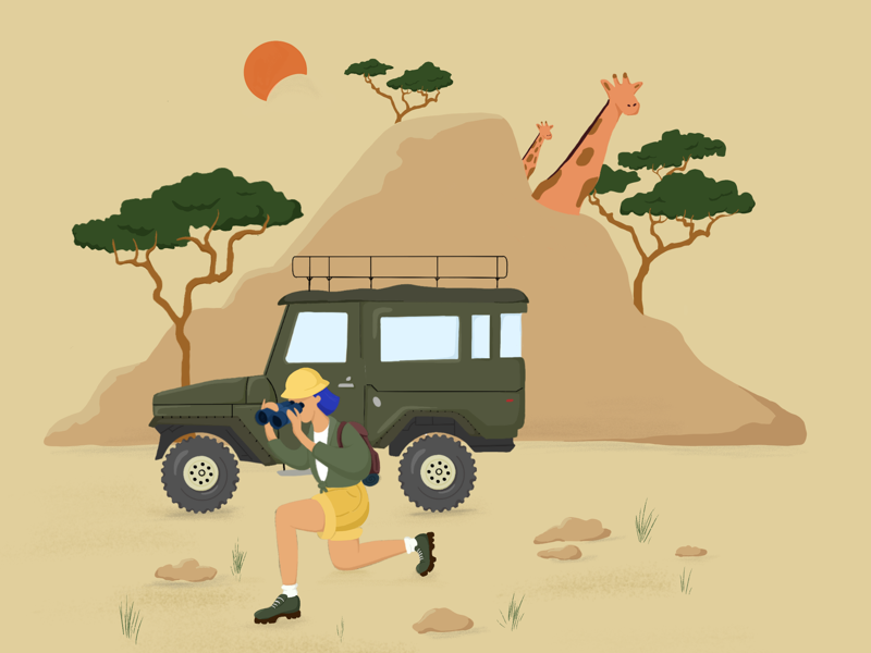 SAFARI ADVENTURE by Elma Voloder for Lembro on Dribbble