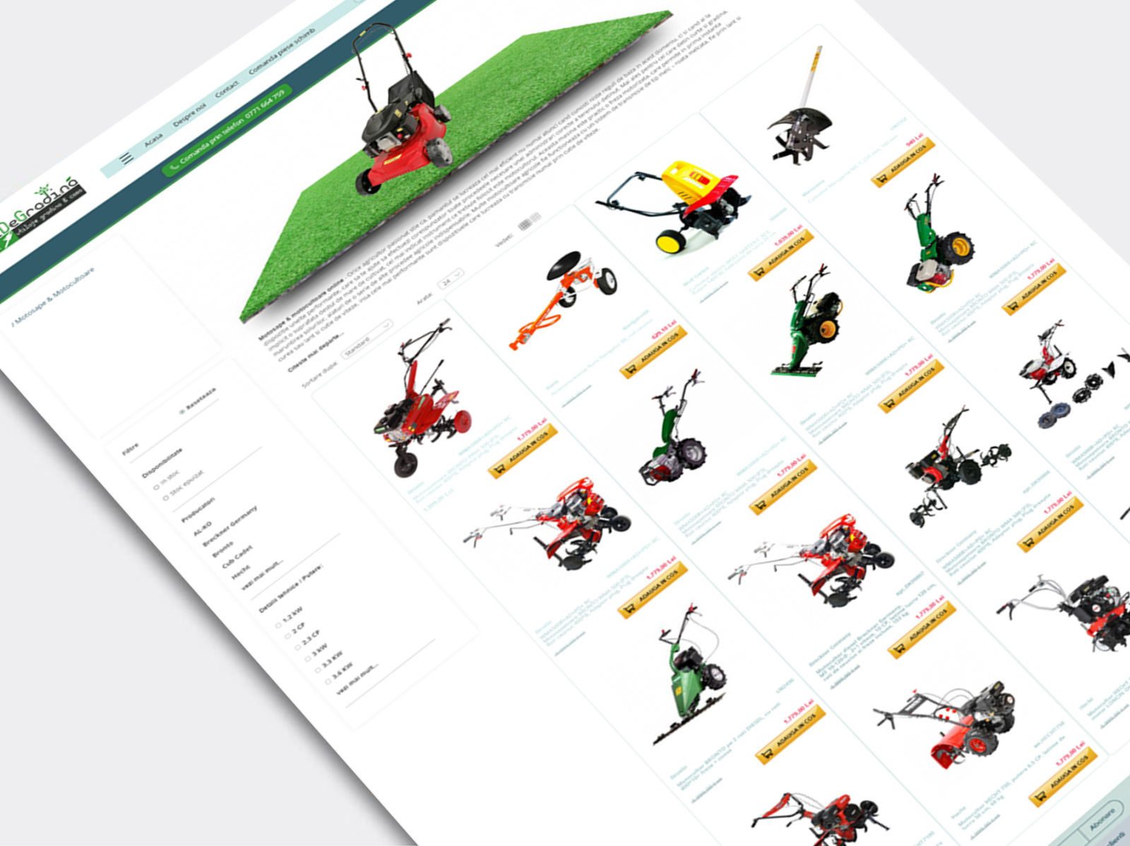 web simulation by Mihaela on Dribbble