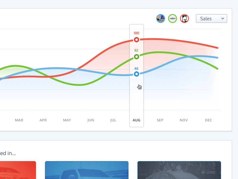 Line Graph by Carlos Arellano on Dribbble