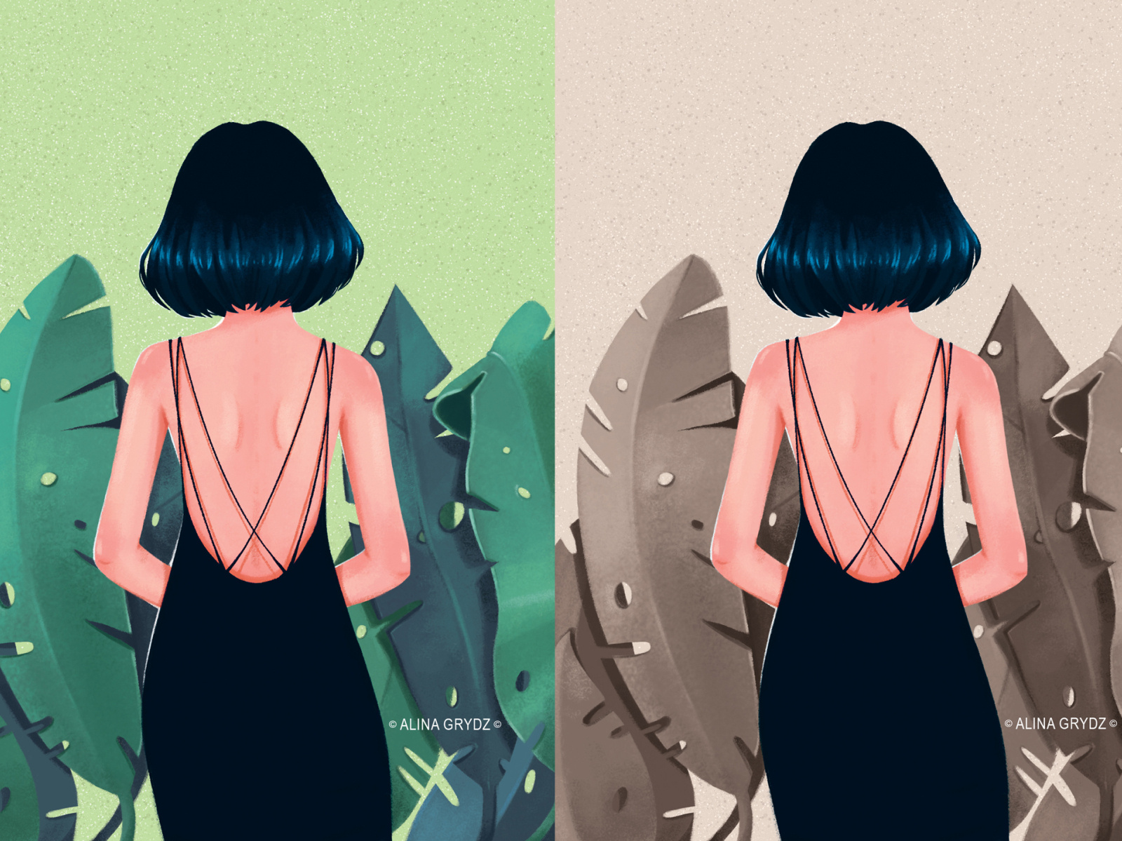 Girl #2 by Alina on Dribbble