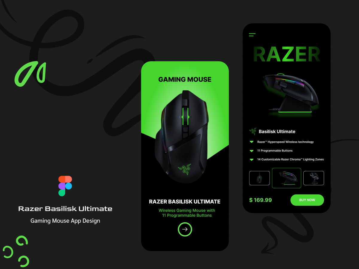 Gaming Mouse App Design by Glamorous Designs on Dribbble