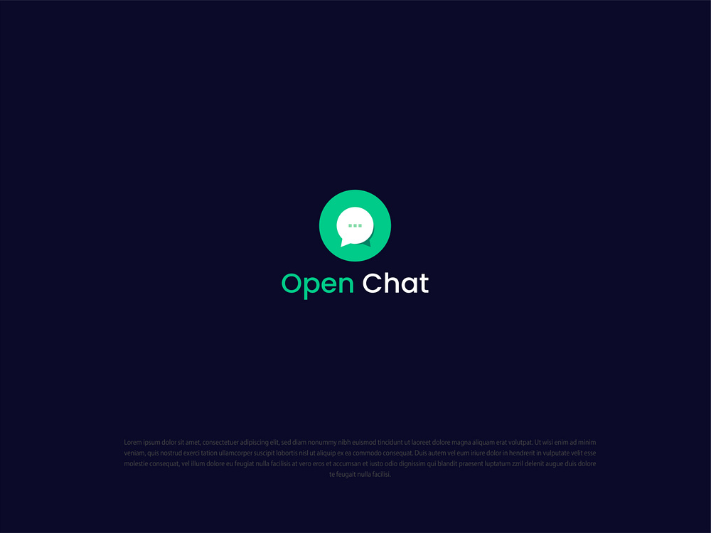 Open Chat Ui Icon by Morsalin's Design on Dribbble