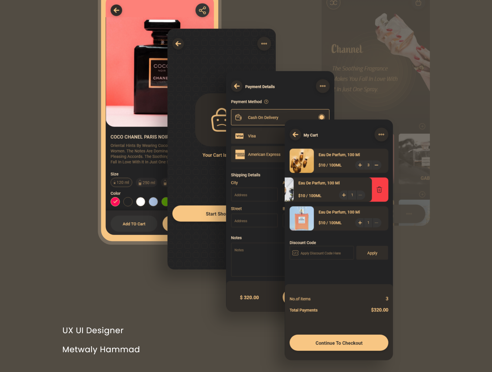 COCO CHANEL ShowCase App by Metwaly Hammad on Dribbble
