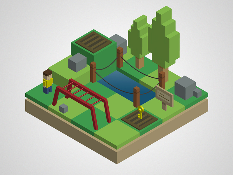 Box Game by Javier Berán on Dribbble