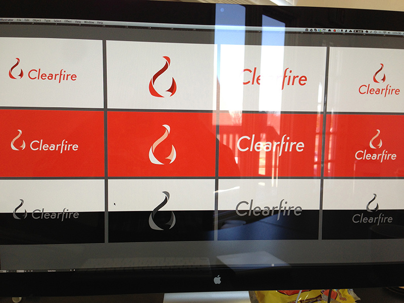 Clearfire Logos by Jon Thomas on Dribbble