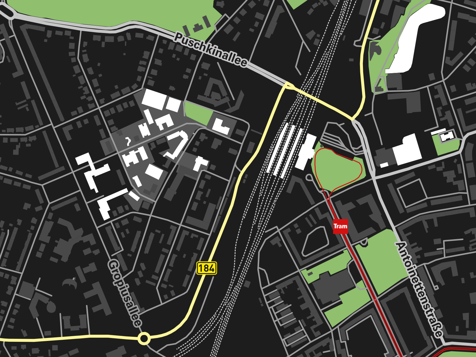 Map by Johannes Jakob on Dribbble