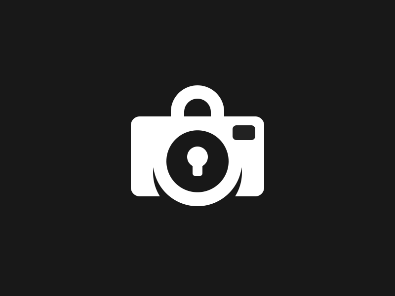 Lock/Camera Logo by Ben Lee on Dribbble