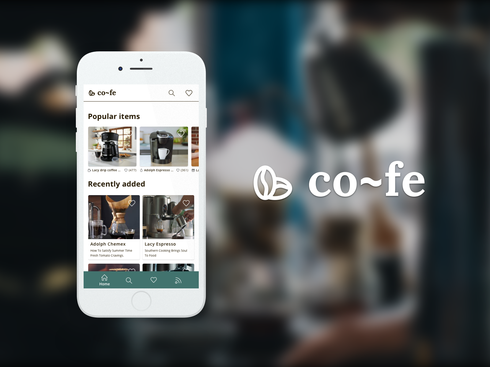 co~fe App Design Process by Younes ANNAKI on Dribbble