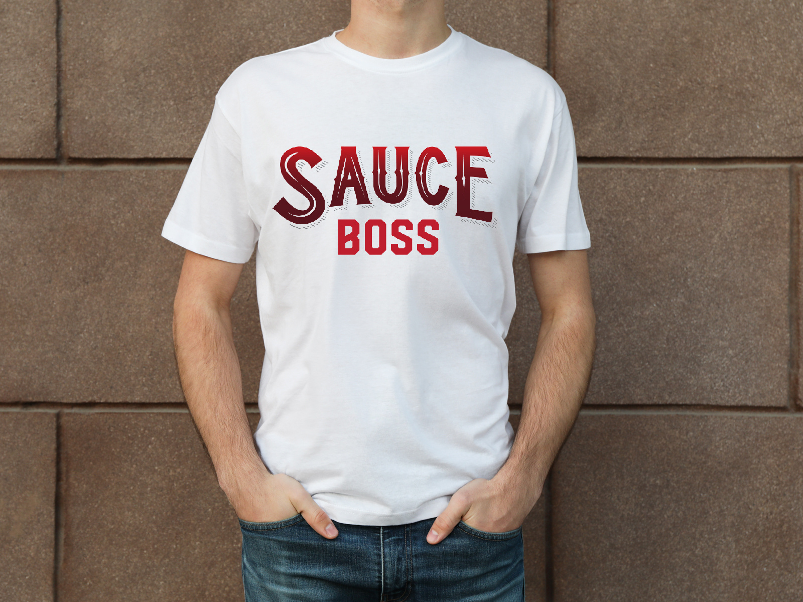 Sauce Boss T-shirt Design by Masud Rana on Dribbble
