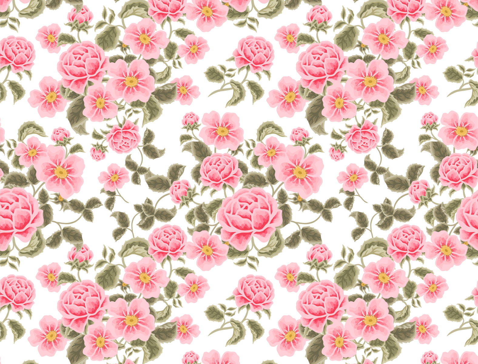 Pinky Floral Bunch Seamless Pattern by Zahra Nurfatihah on Dribbble