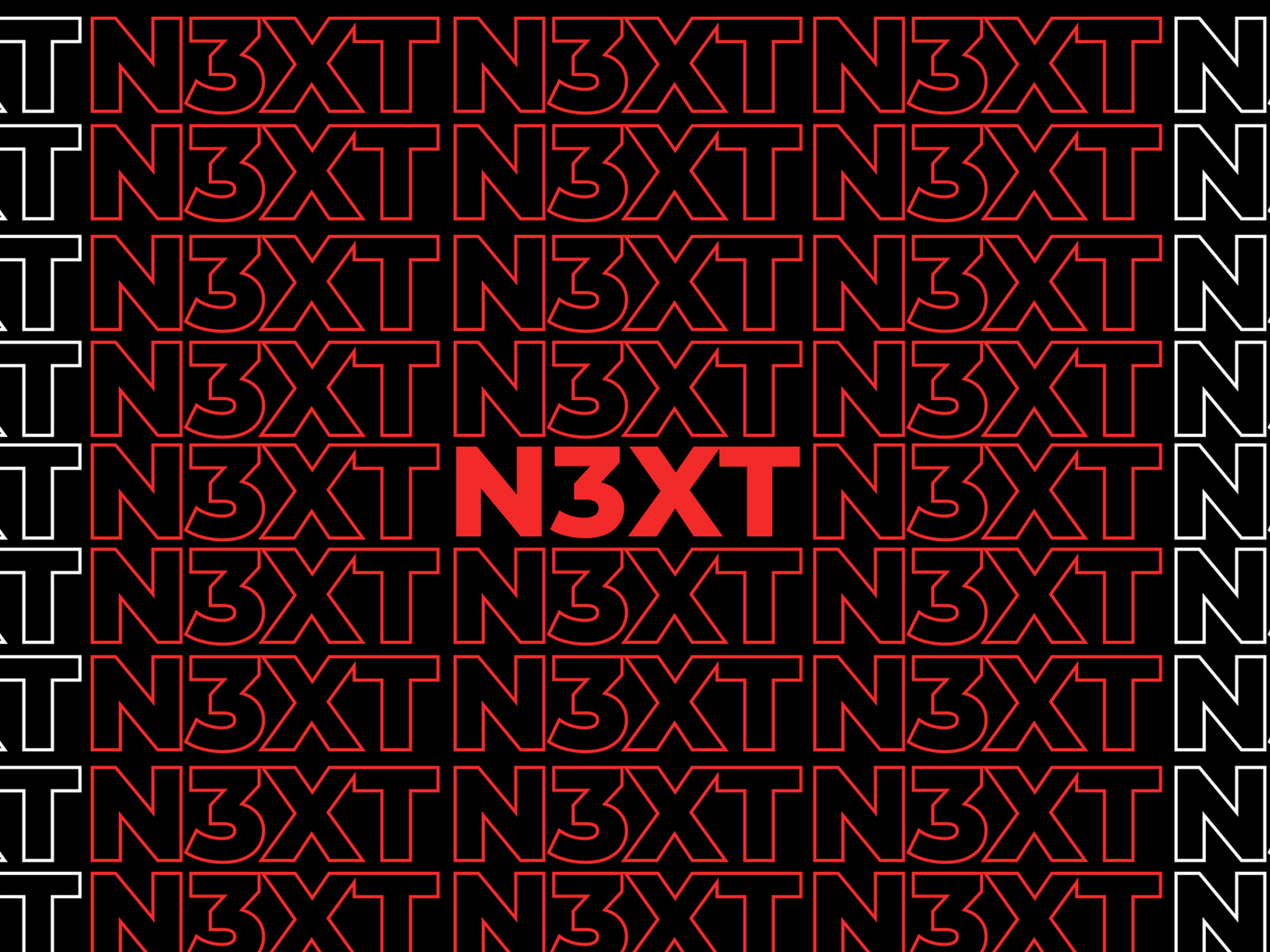 Next Typography Logo Design Branding Pattern by Muhammad Abdullah on ...
