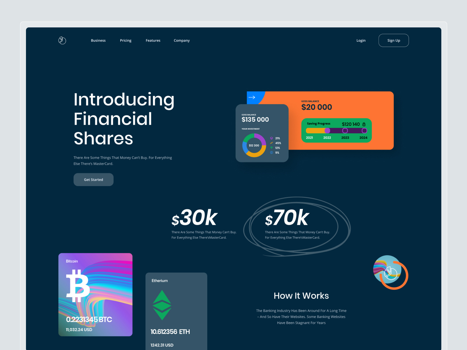 Online Bank Website Design by Nurunnabi on Dribbble