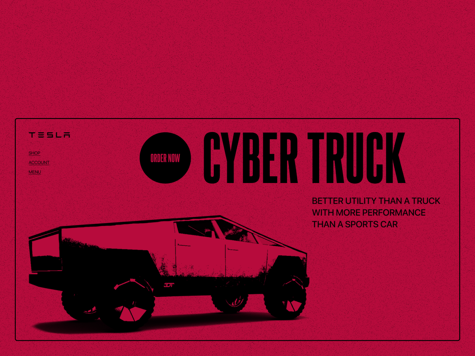 Tesla Cybertruck by Дмитрий Нестеров on Dribbble