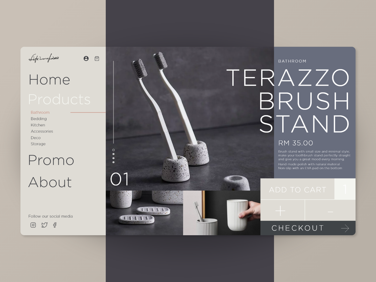 Broken Grid Layout & Typography UI by George Tang on Dribbble