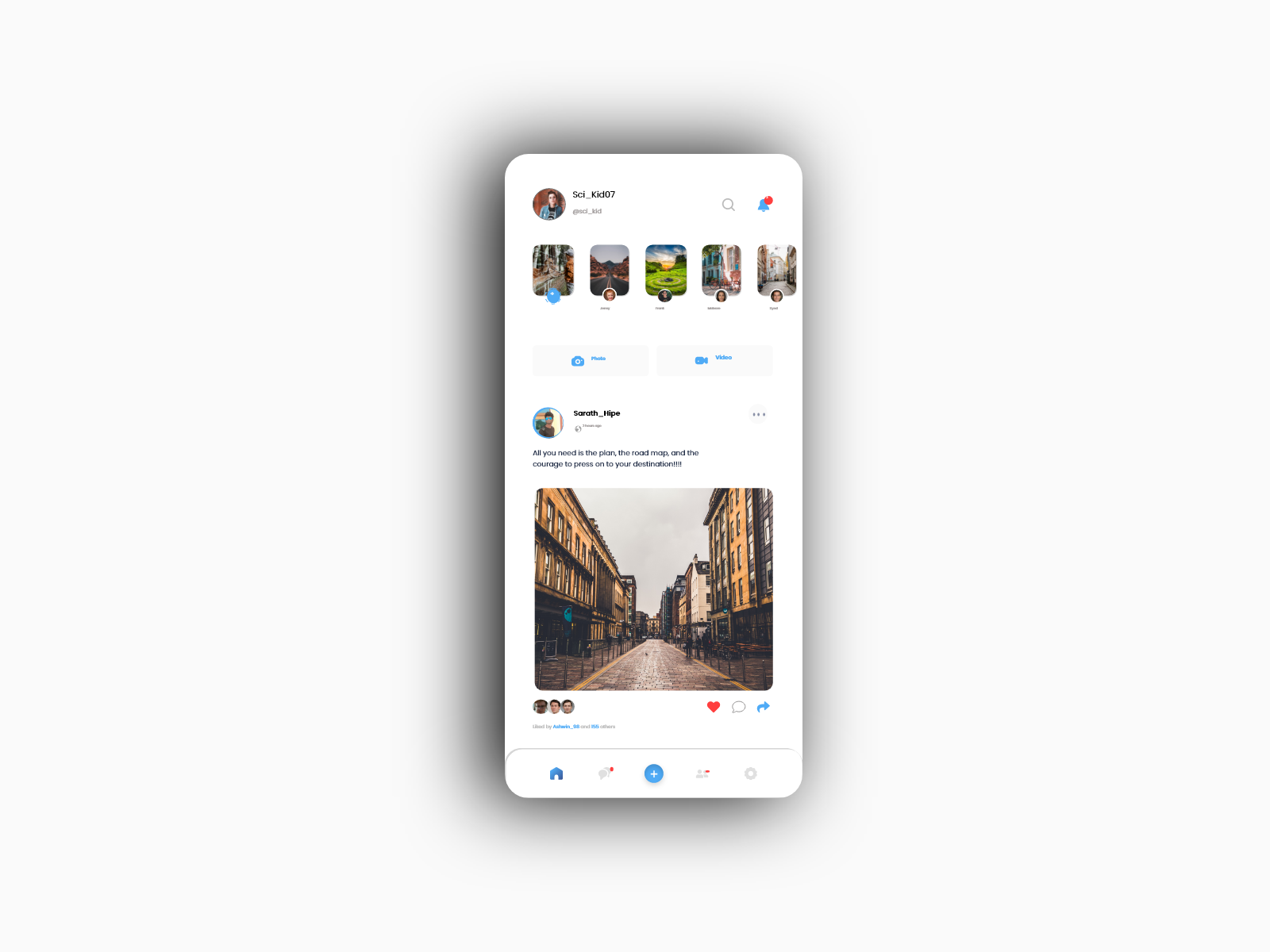 Social Media App Part 2 By Balaji Vijayakumar On Dribbble