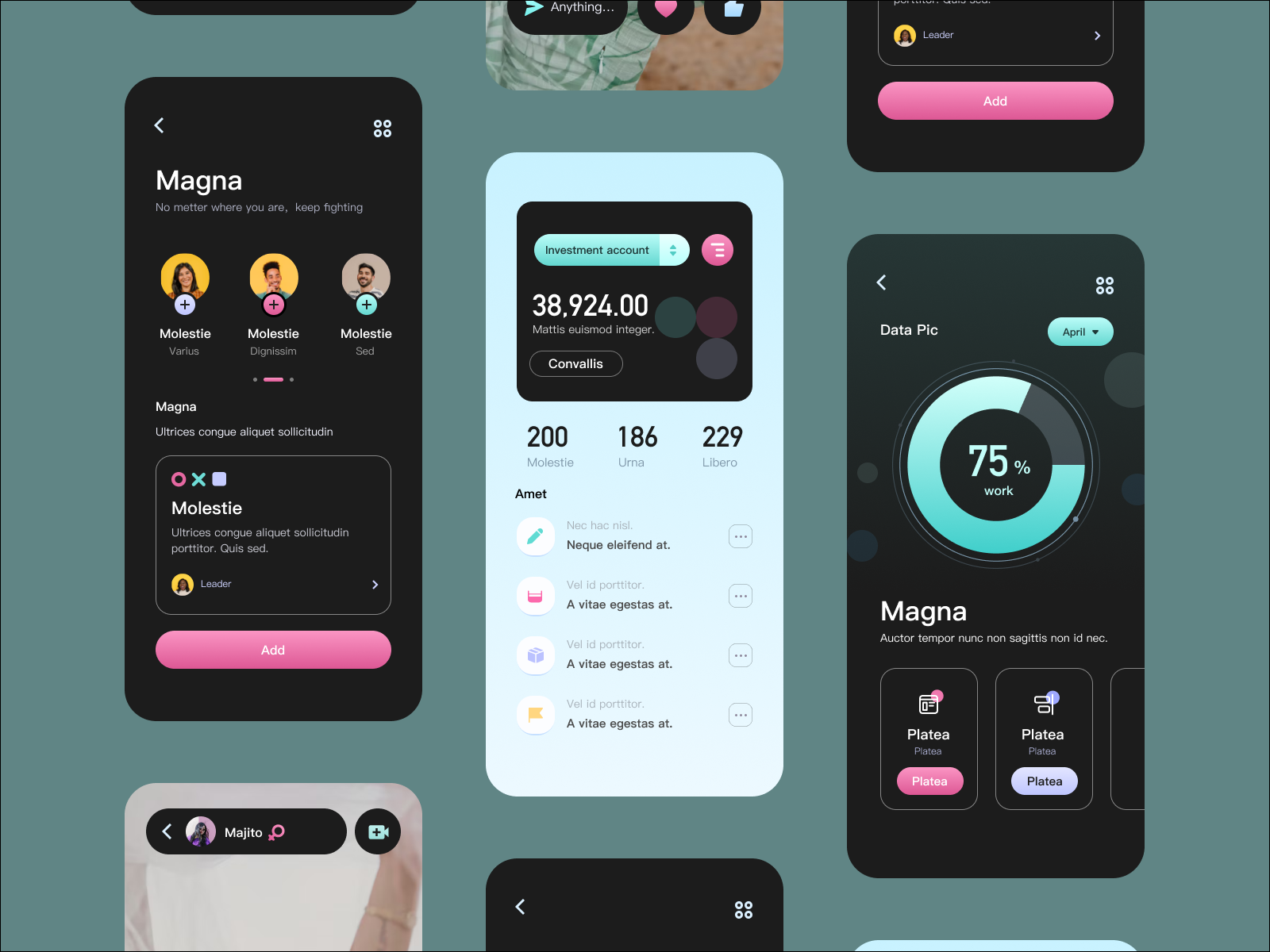 UI Practice by RUN on Dribbble