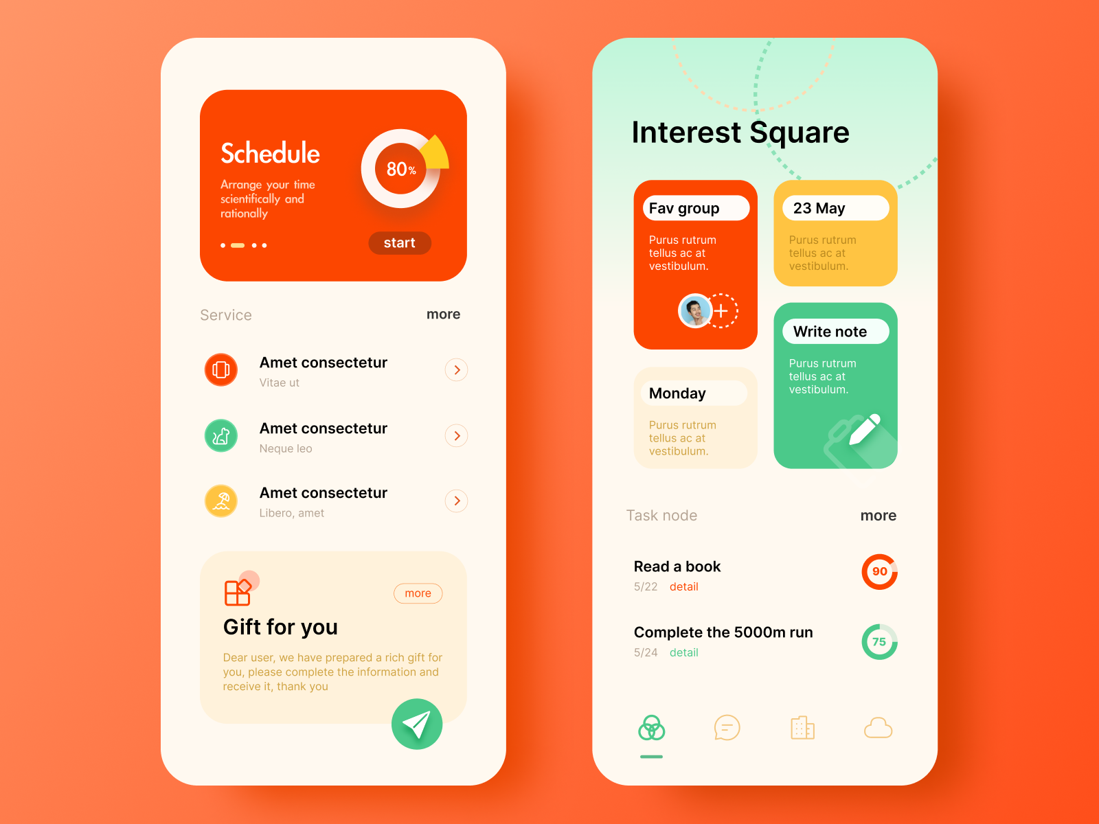 UI practice by RUN on Dribbble