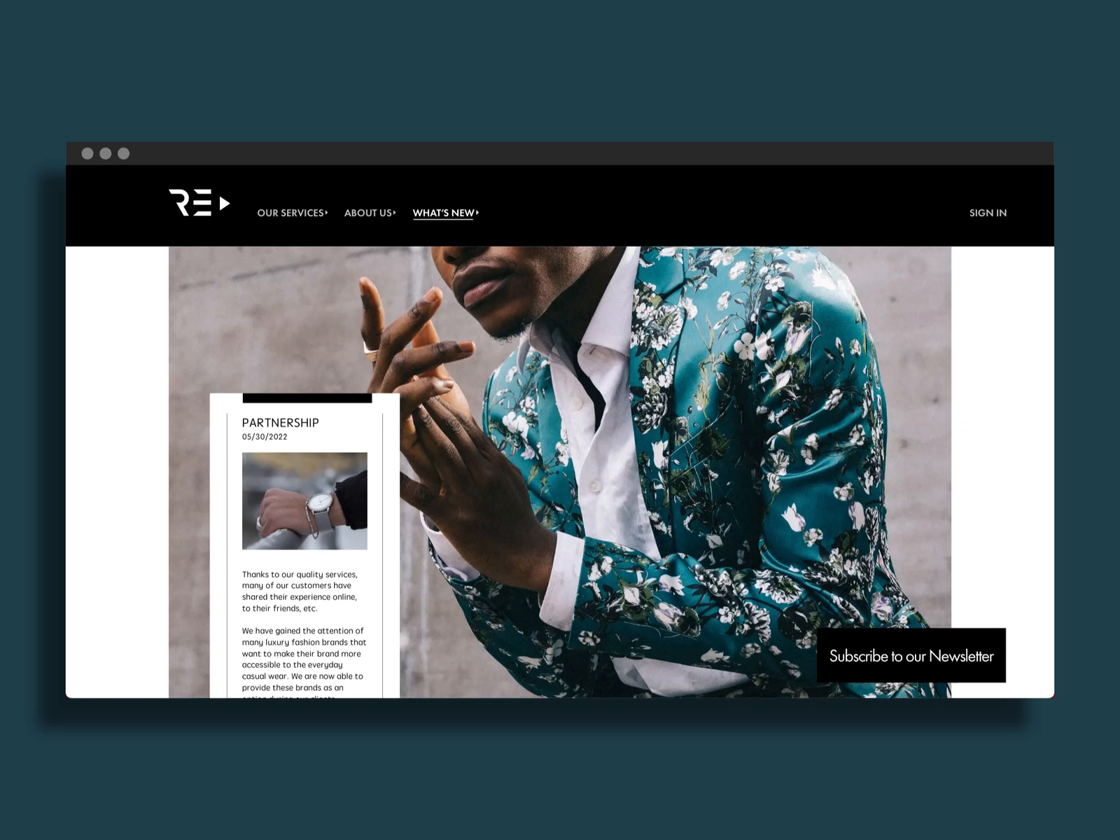 Website Layout by Zoe Claessens on Dribbble