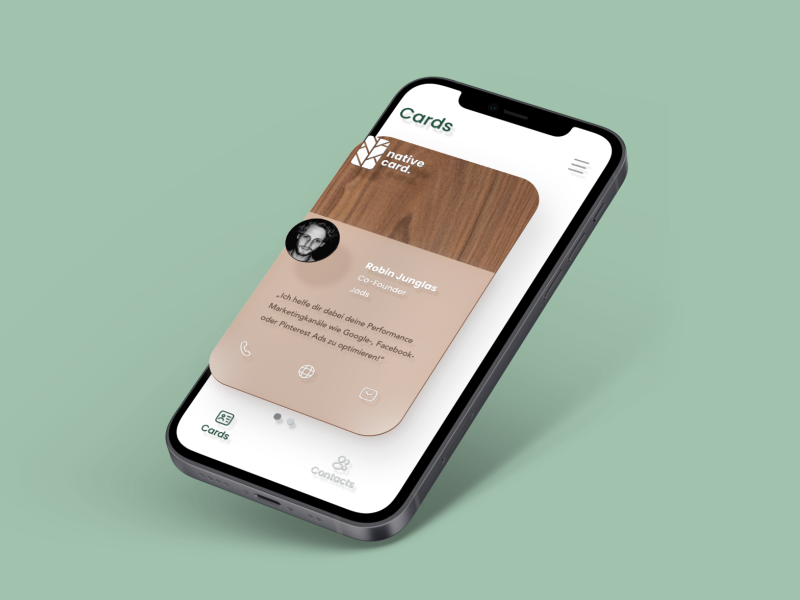Native Card app by Amando Nacher on Dribbble