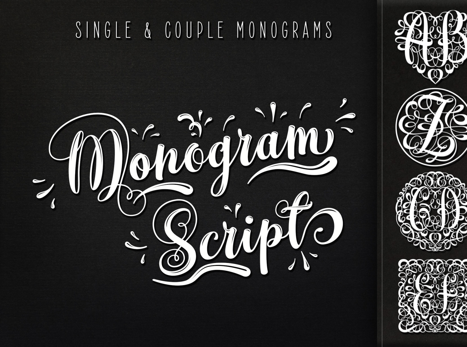 Monogram Script | Font by Darwinoo on Dribbble