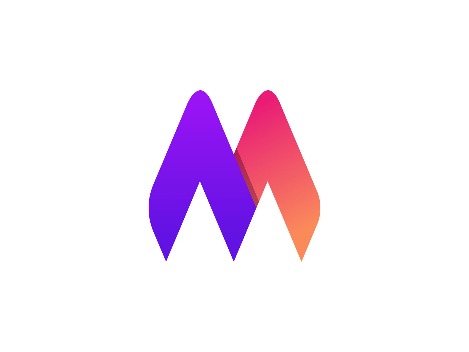 M Modern logo design by Md Rajib Hossain on Dribbble