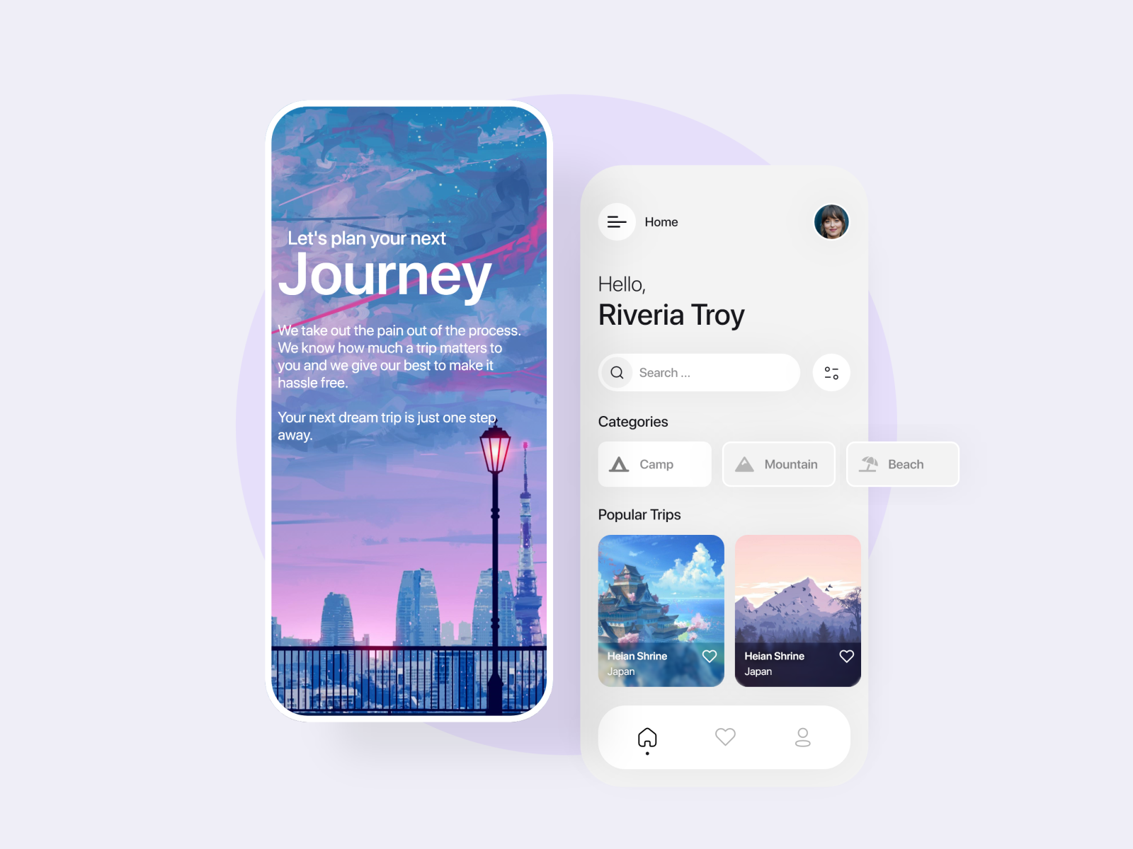 Tours Mobile App Design by Aditya S. on Dribbble