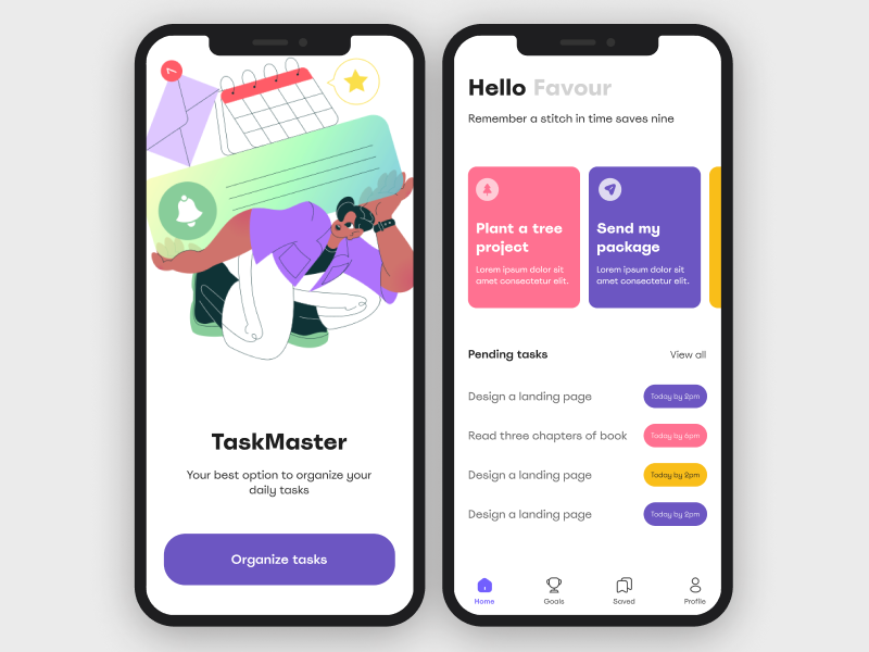 TaskMaster by POPE on Dribbble