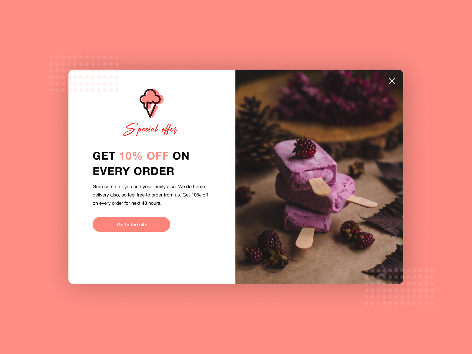 Pop-Up / Overlay by Puja Halder on Dribbble
