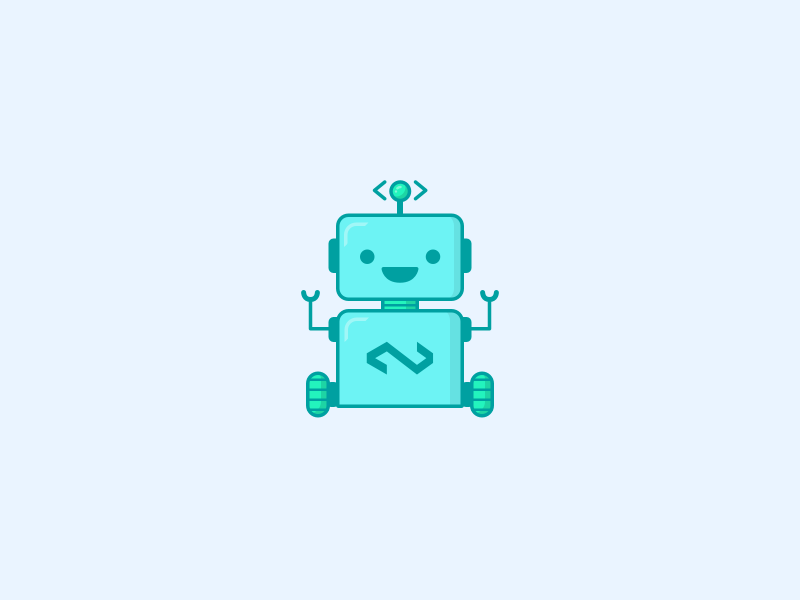Robot mascot by Katherine Liu on Dribbble