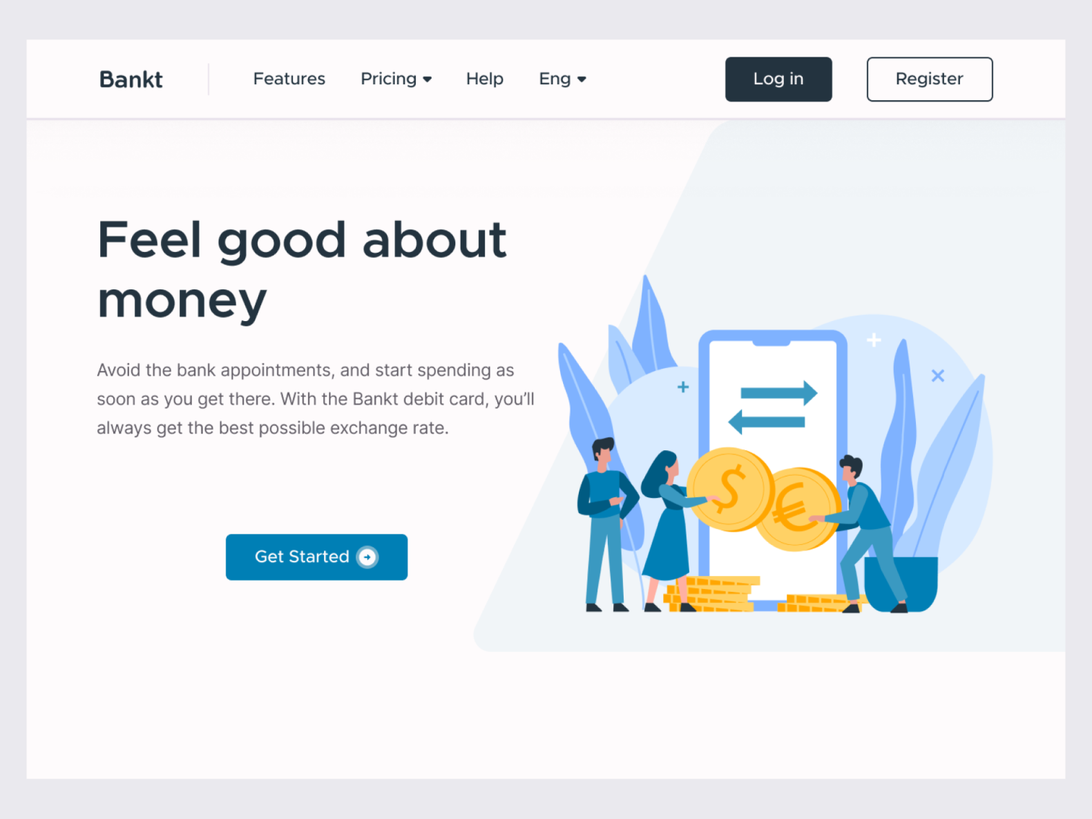 UI 03 Landing Page by Zwe Htet Aung on Dribbble