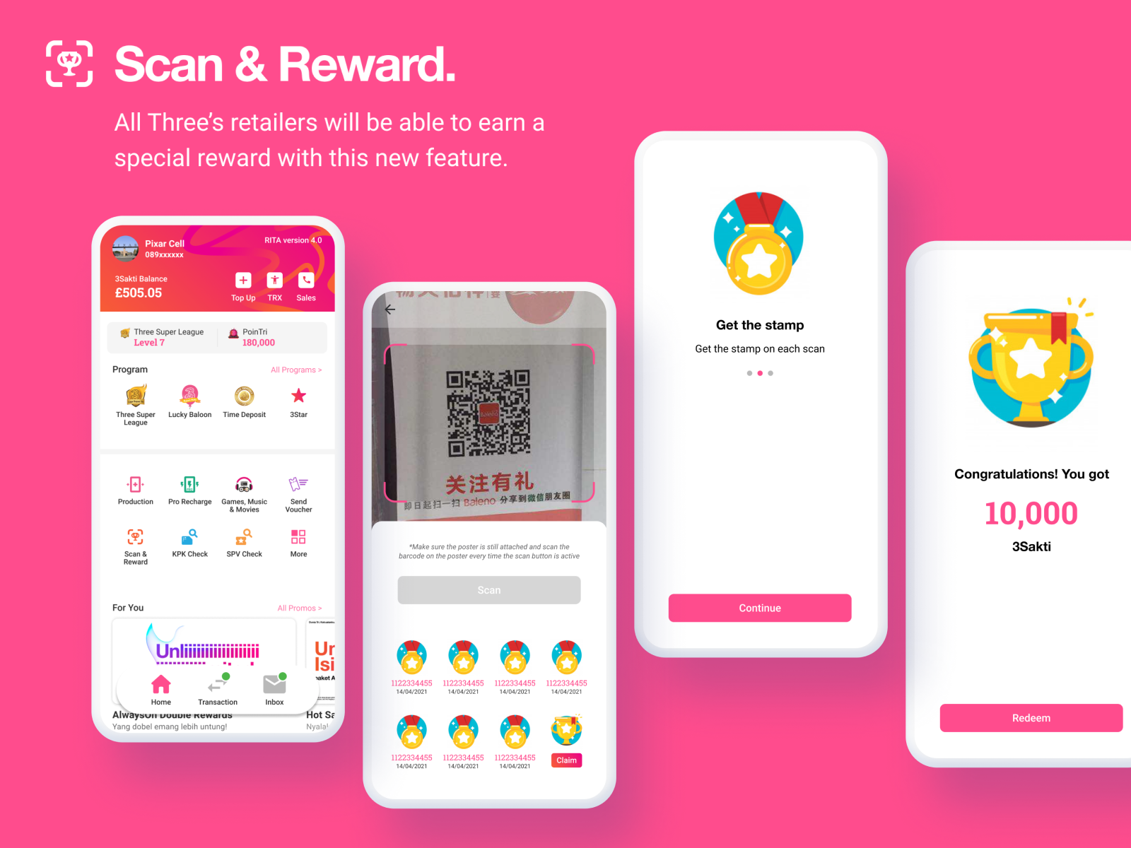 Scan & Reward by Naufal Farras on Dribbble