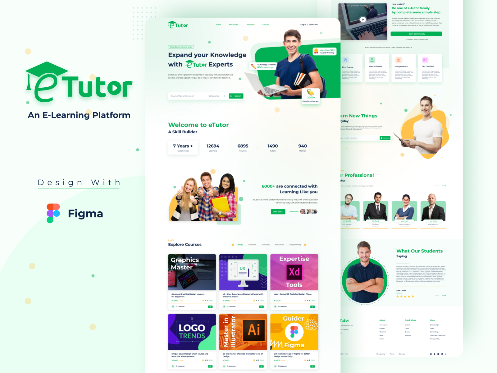 eTutor - Learning Platform by SH Bappy on Dribbble