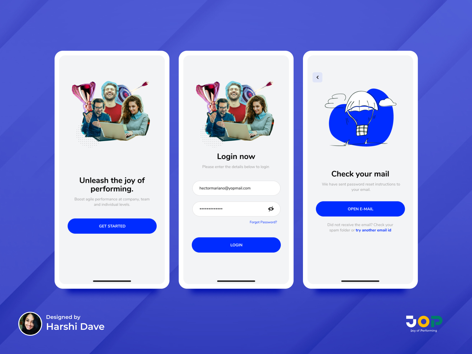 JOP : OKR Platform by Harshi Dave for Saffron Tech on Dribbble