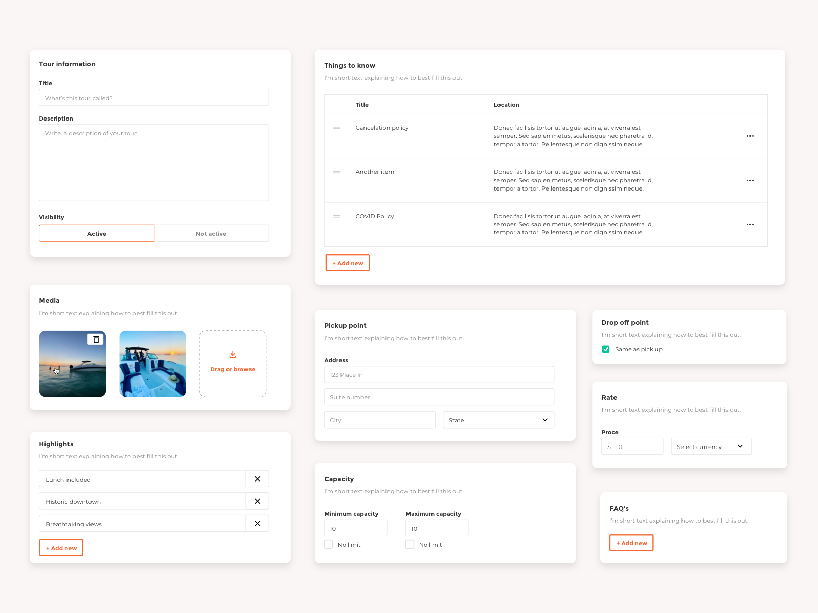 Gondola configuration components by Alex Lauderdale on Dribbble